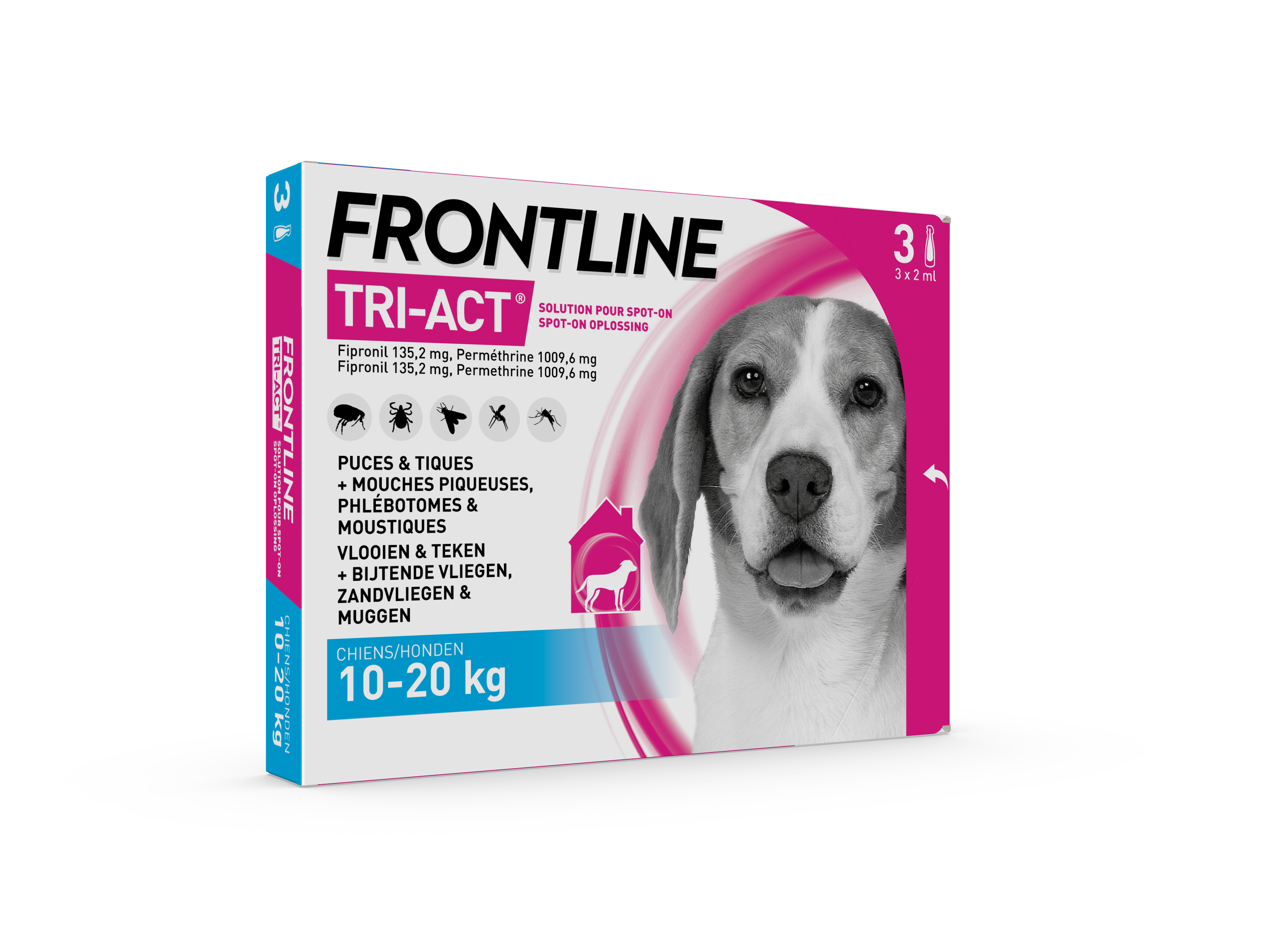 FRONTLINE | Vlooien en teken bescherking voor honden en katten