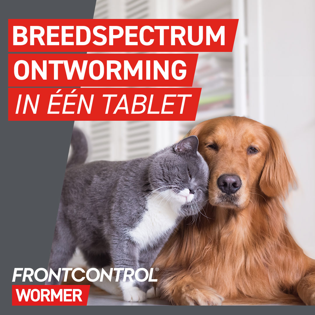 NIEUW! FRONTCONTROL WORMER is een breed spectrum ontwormingstablet ...
